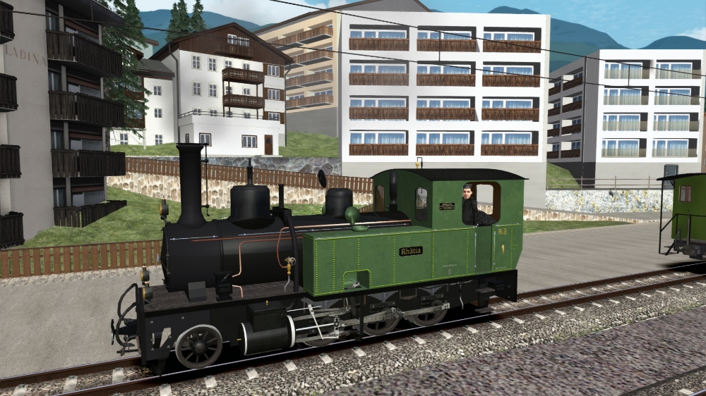 3DZUG - RhB Steam Locomotive G 3/4 'Heidi' and 'Rhätia'
