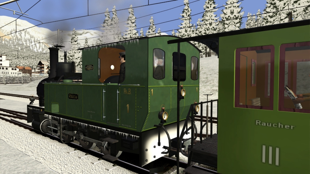 3DZUG - RhB Steam Locomotive G 3/4 'Heidi' and 'Rhätia'