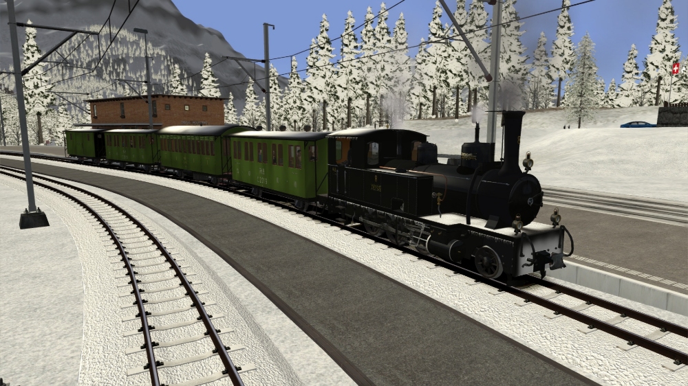 3DZUG - RhB Steam Locomotive G 3/4 'Heidi' and 'Rhätia'