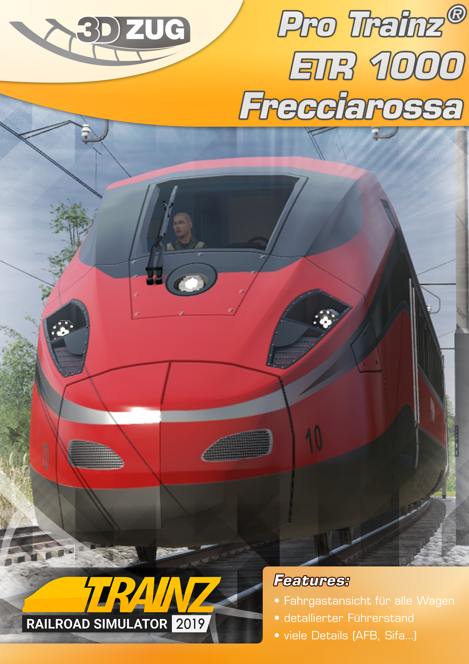 3DZUG - Pro Trainz® ETR 1000 'Frecciarossa'